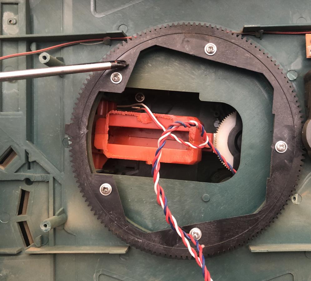 How to remove the stock 320 limited rotation turret gear ring made ...