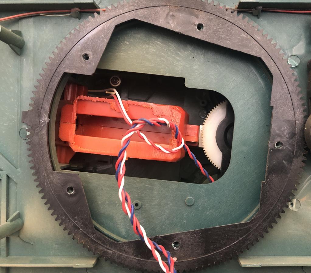 How to remove the stock 320 limited rotation turret gear ring made ...